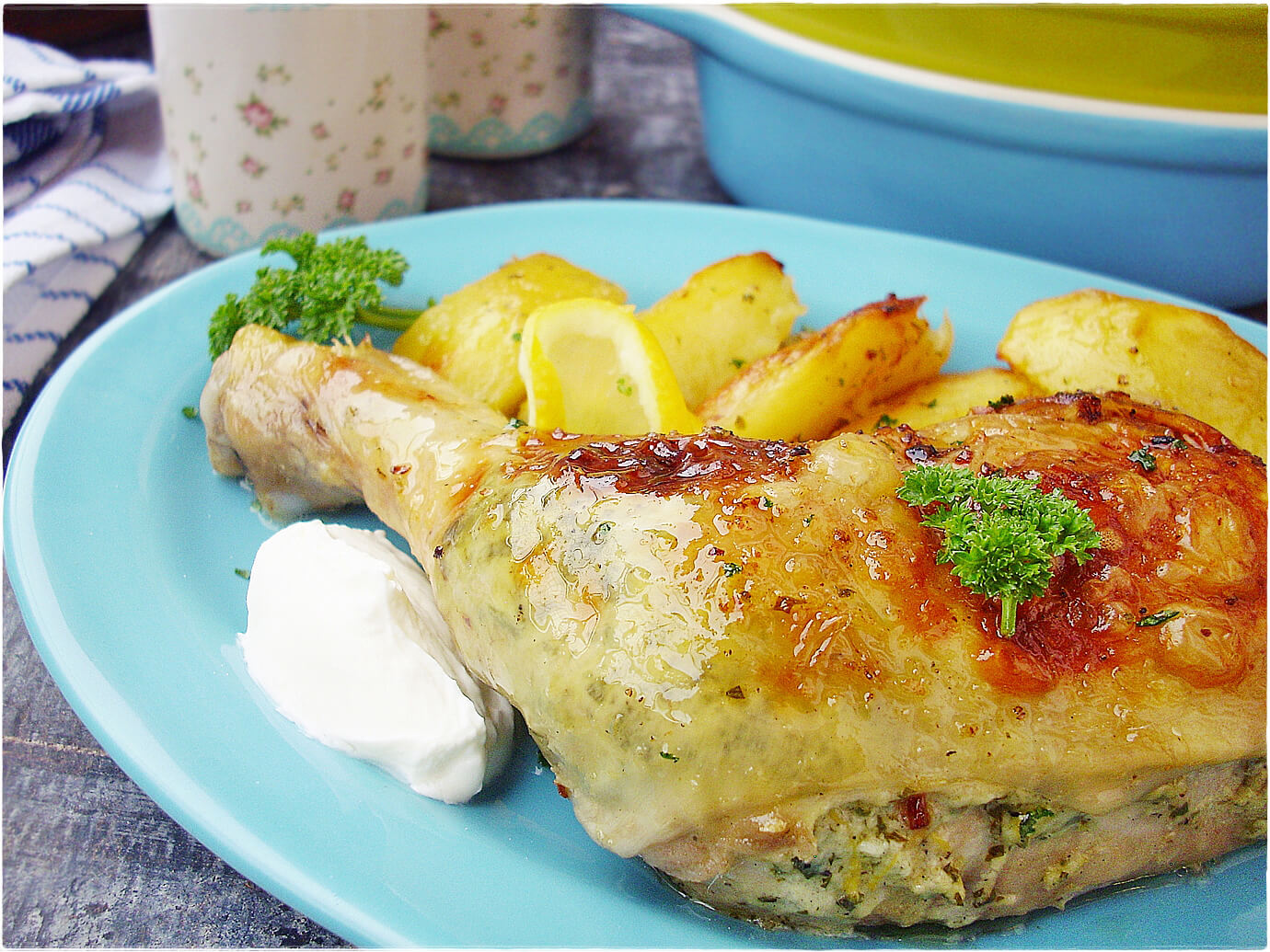 Pileći bataci u zelenom ruhu - My Mili Cake ISPROBANI SLANIŠI