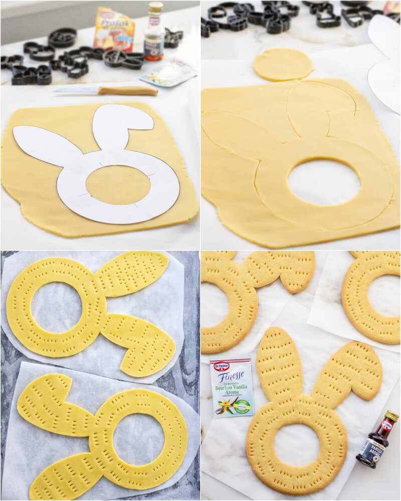 Vanilija keks torta (u obliku zeke) - My Mili Cake