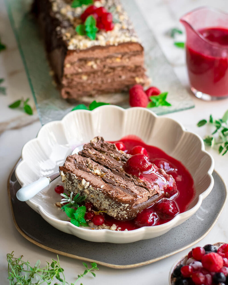 Čoko lješnjak ledeni desert - My Mili Cake